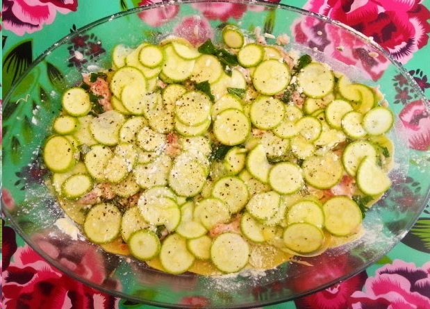 Boureki- A Cretan Dish of Zucchini, Potatoes, Myzithra, and Fresh Mint ...